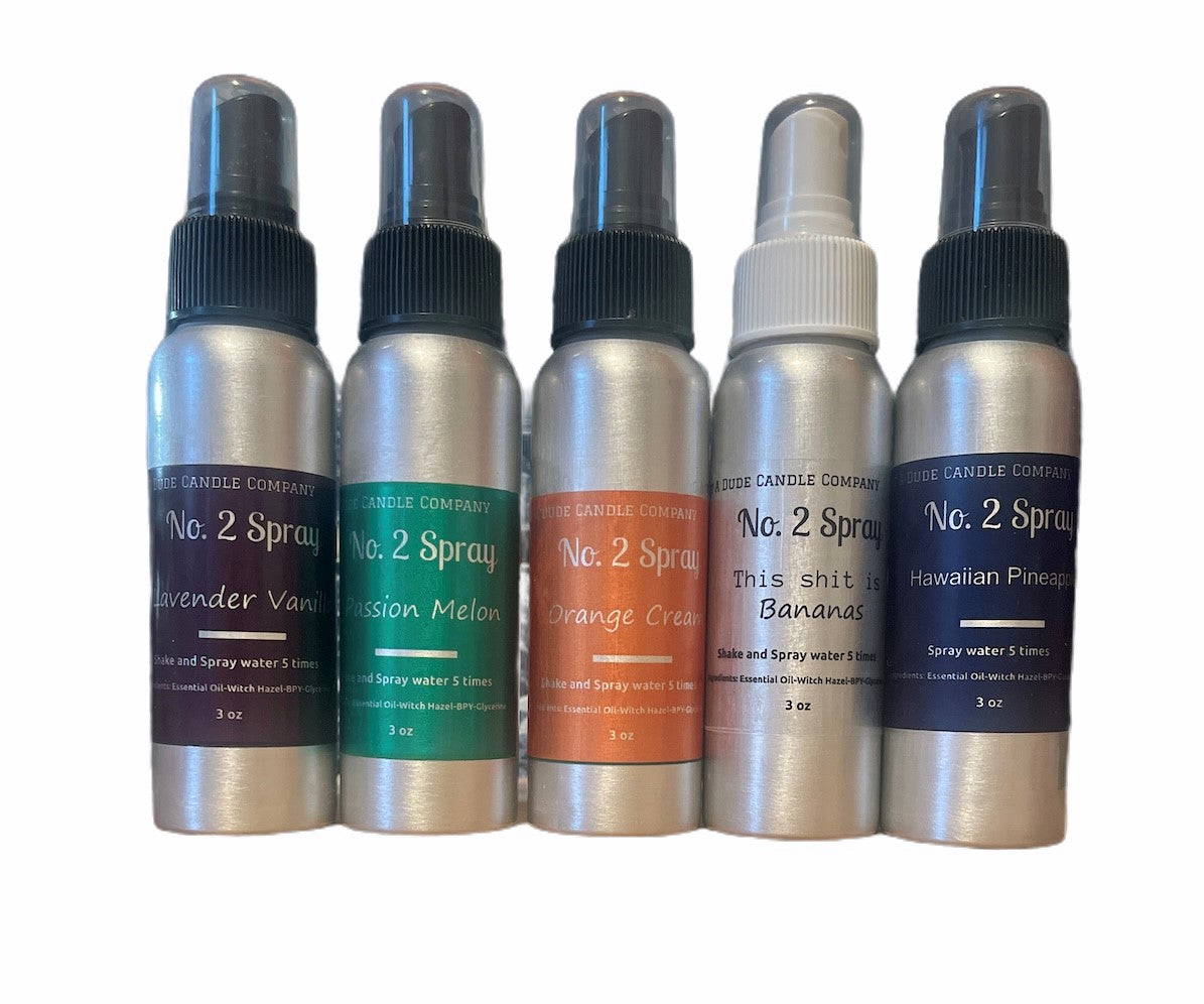 No. 2 Toilet Spray – Just A Dude Candle Company